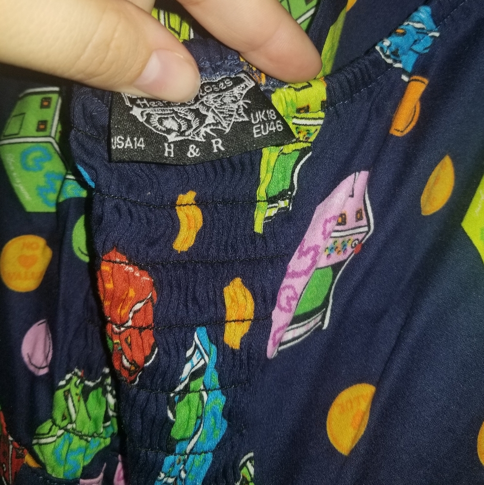 Pin-Up Retro Arcade Machine Dress. - Gem